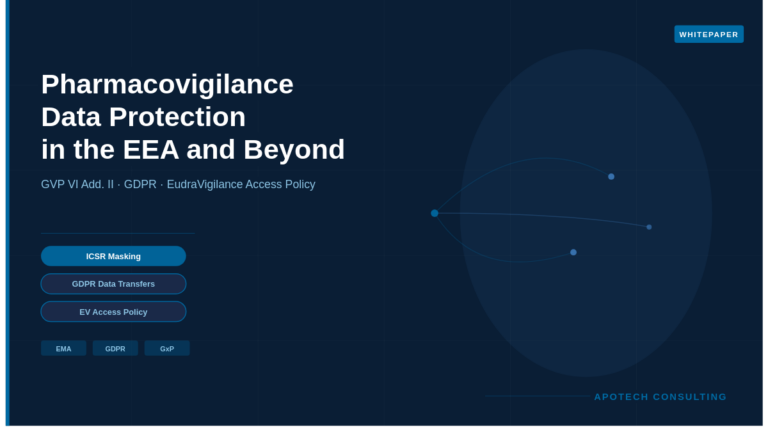 Pharmacovigilance Data Protection: GVP VI Add. II | Apotech